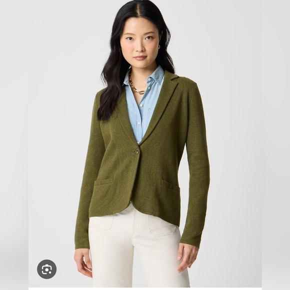 J Crew Schoolboy Sweater Blazer